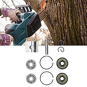 Piston Kit, Chainsaw Accessories High Accuracy Watertight for Poulan 220 221 260 1950 2150 2250 2450 2550 for Garden Accessories