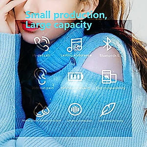 PEFONE Wireless Earbuds, in-Ear Bluetooth 5.3 Headphones ENC Noise Cancelling Earphones, Built-in Mic, Touch Control, USB Charging Case