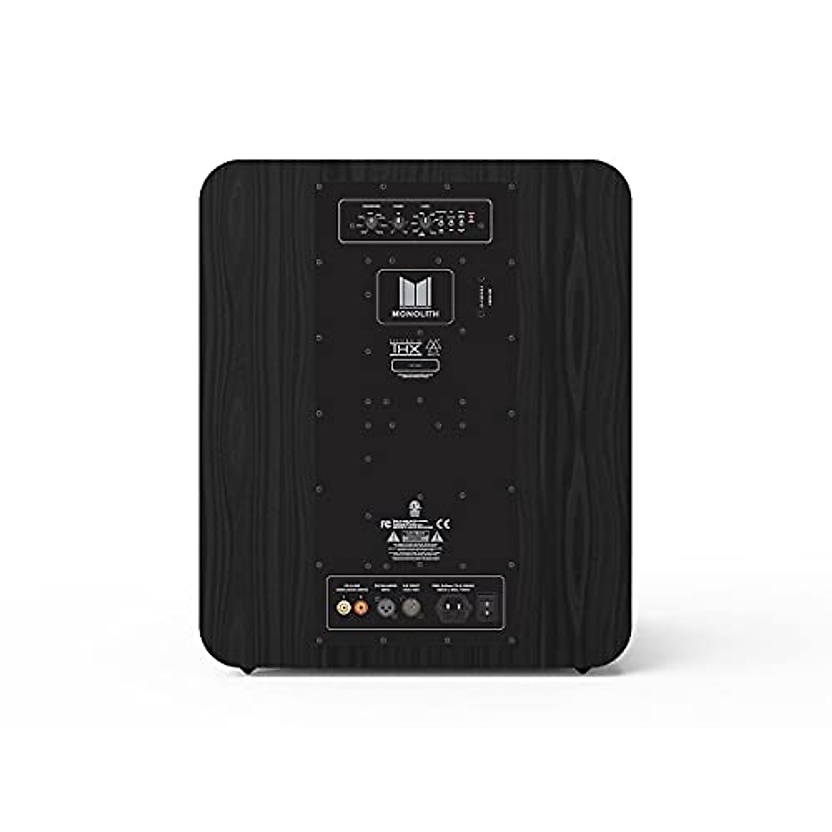 Monolith THX Ultra Certified 2000 Watt Powered Subwoofer - 13-Inch, Massive Output, Low Distortion, for Studio and Home Theater Systems, Black Ash Finish