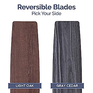 Prominence Home 51478-01 Reston Ceiling Fan, 42, Pewter