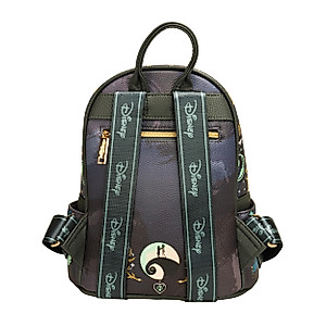 Wondapop Nightmare Before Christmas 11" Vegan Leather Fashion Mini Backpack