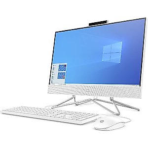 HP 24" FHD All-in-One Desktop, AMD Athlon Silver 3050U Dual-Core, 20GB RAM 1TB SSD, AMD Radeon Graphics, WiFi, Bluetooth, Webcam, DVD-RW, Windows 11 Pro