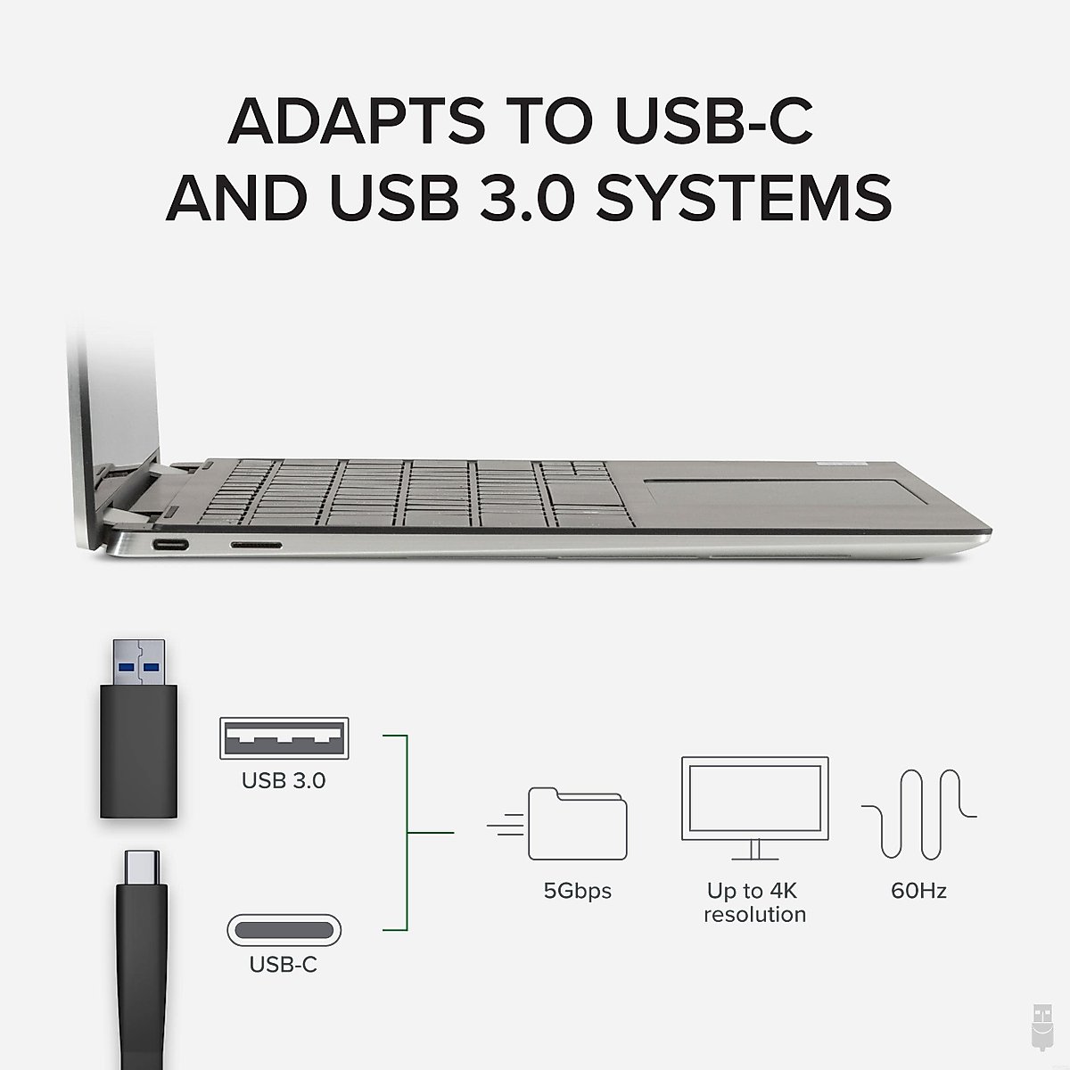 Plugable 4K DisplayPort and HDMI Dual Monitor Adapter for USB 3.0 and USB-C, Compatible with Windows and ChromeOS