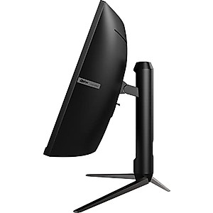 MSI MAG342CQM 1500R Curvature 21:9 Aspect Ratio Narrow Bezel 1ms 3440 x 1440 (UWQHD) 144Hz Refresh Rate Tilt/Swivel/Height/Pivot Adjustment 34" AMD Freesync Gaming Curved Monitor, Black