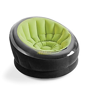 Intex Empire Inflatable Lounge Chair, Lime Green 120V Electric Air Pump