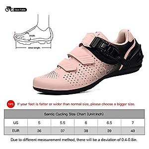 Santic Womens Cycling Shoes Road Bike Shoes Indoor Cycling Shoes Road Cycling Shoes