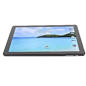 Luqeeg WiFi Tablet, Digital Tablet IPS Display 4GB RAM 64GB ROM 10.1 Inch 2 in 1 8800mAh (US Plug)
