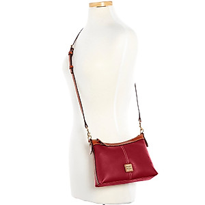 Dooney & Bourke Handbag, Pebble Grain Crossbody Pouch - Wine