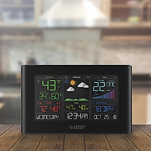 La Crosse Technology S82950-INT WiFi Professional Weather Station, Black