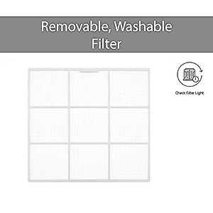 LG 23,000 BTU Window Air Conditioner with Supplemental Heat, Cools 1,440 Sq.Ft. (36' x 40' Room Size), Electronic Controls with Remote, 2 Cooling, Heating & Fan Speeds, Slide In-Out Chassis, 230/208V