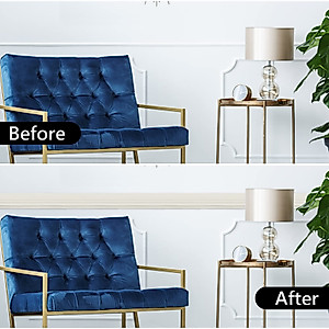 Flexible Peel and Stick Rubber Wall Base Cove Base Moulding Trim, 4 Inch Vinyl, Beige (16.4FT)