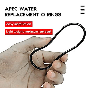 O-Ring for Reverse Osmosis Water Filter Housings Diameter 3.5" O.D. Black 3 Pcs O-Ring Set