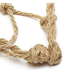 zoele Parrot Bird Hanging Rope Climbing Net Swing Ladder Cage Toy Parakeet Budgie Macaw Play Gym Toys Pet Accessories