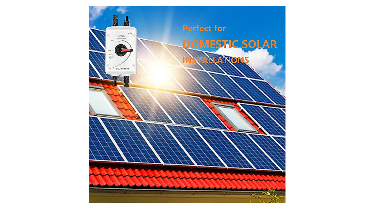 SolarEnz 32A DC Isolator Switch | IP66 Solar Combiner Box