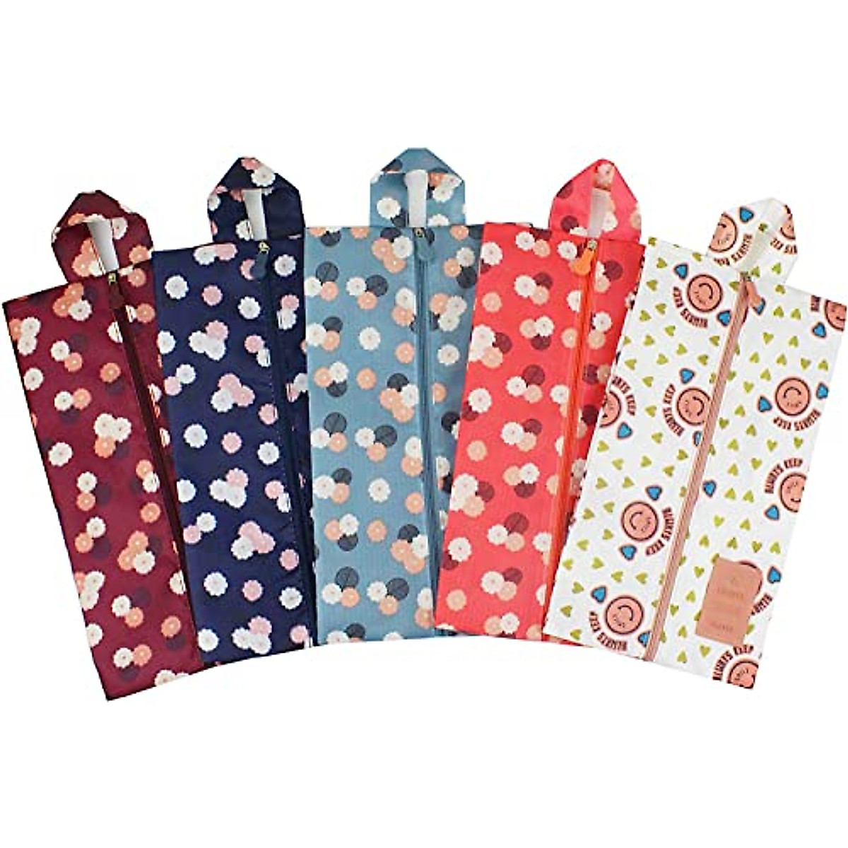 Zmart Shoe Bag, Shoe Bags for Travel Storage, Gift Bag Storage, Travel Gifts for Women, Waterproof 5 Pack