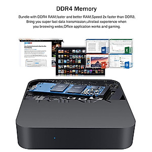 MINIX J50C-4 Max Intel Pentium Silver Mini PC with Windows 10 Pro (64-bit), Designed to Power Your Entertainment and Productivity Needs. (8GB+240GB/Mini PC)