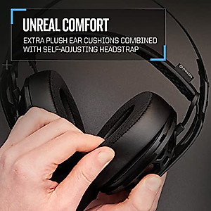RIG 500 PRO HS GEN 2 Competition Grade Playstation Gaming Headset for PS4, PS5 and Nintendo Switch - 50mm Speaker Drivers - Flip-to-Mute Microphone - Black