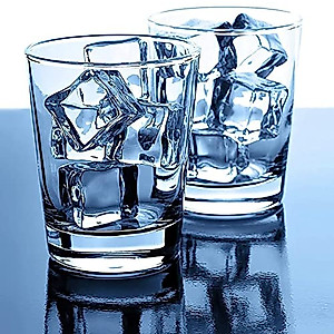 Clear Fake Ice Cubes, 100 PCS 1.0" Plastic Ice Cubes Acrylic Clear Ice Rock Diamond Crystals Square Fake Ice Cubes Display for Home Decoration Wedding Centerpiece Vase Fillers by DomeStar