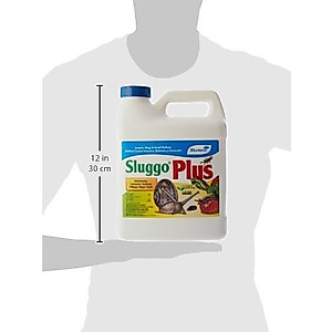 Sluggo Plus - for Organic Gardening - Slug and Snail Killer for Garden - Kills Earwigs, Cutworms, Sowbugs, Pillbugs, and More - 10 lbs