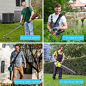 TIANAO Long Trimmer Strap, Reliable Shoulder Strap, Weed Eater Strap That Can Ease Your Work, Compatible with Leaf Blower/String Trimmers/Hedge Trimmer/Multi Head System/Blower.