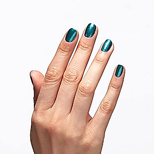OPI Nail Lacquer, Tealing Festive, Blue Nail Polish, Jewel Be Bold Holiday '22 Collection, 0.5 fl oz.