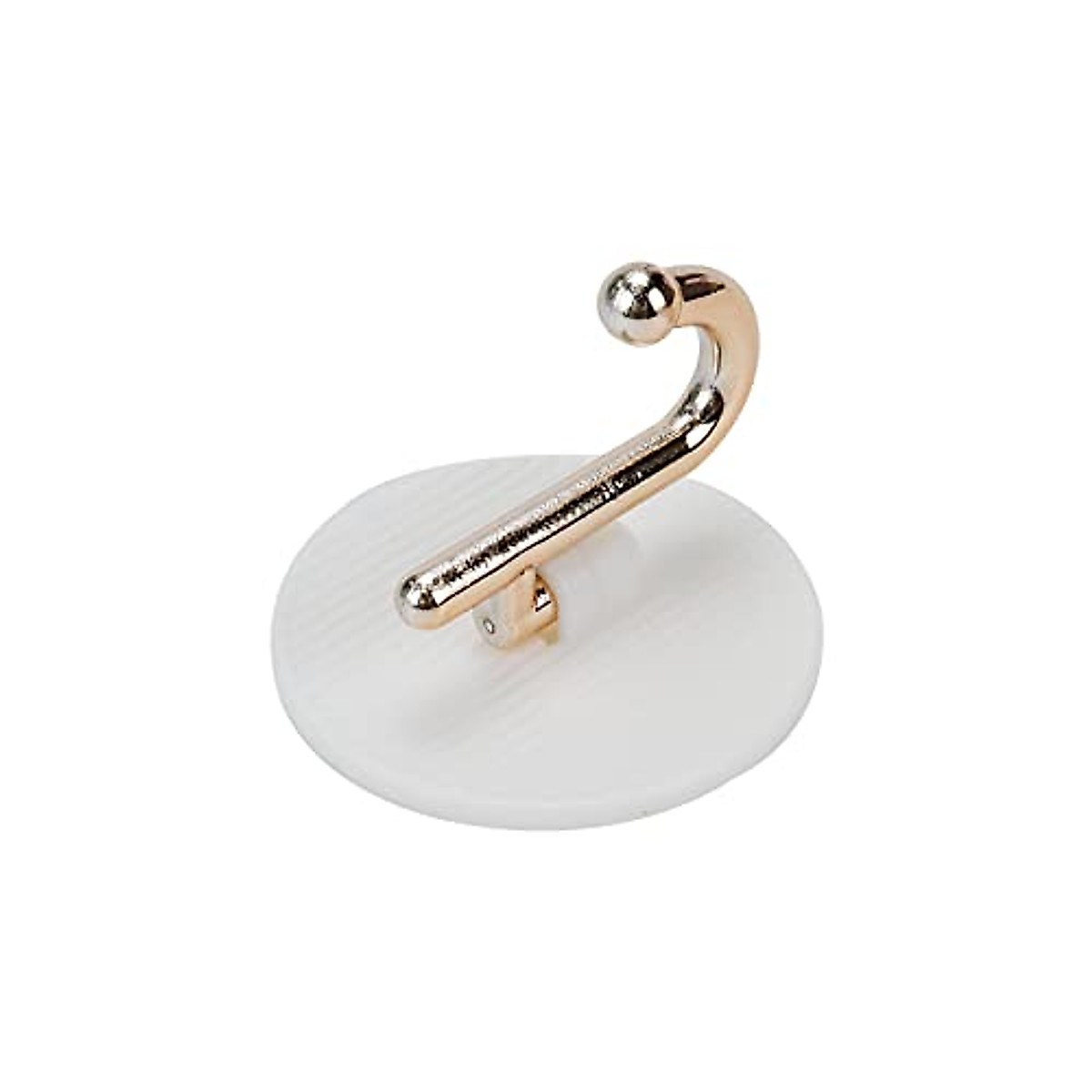 Pufguy Wall Mounted Hooks Self-Adhesive Hooks Wall Hangers Waterproof Hook Oilproof Hanger for Coat Towel Key Bathroom Kitchen-8pcs(White)