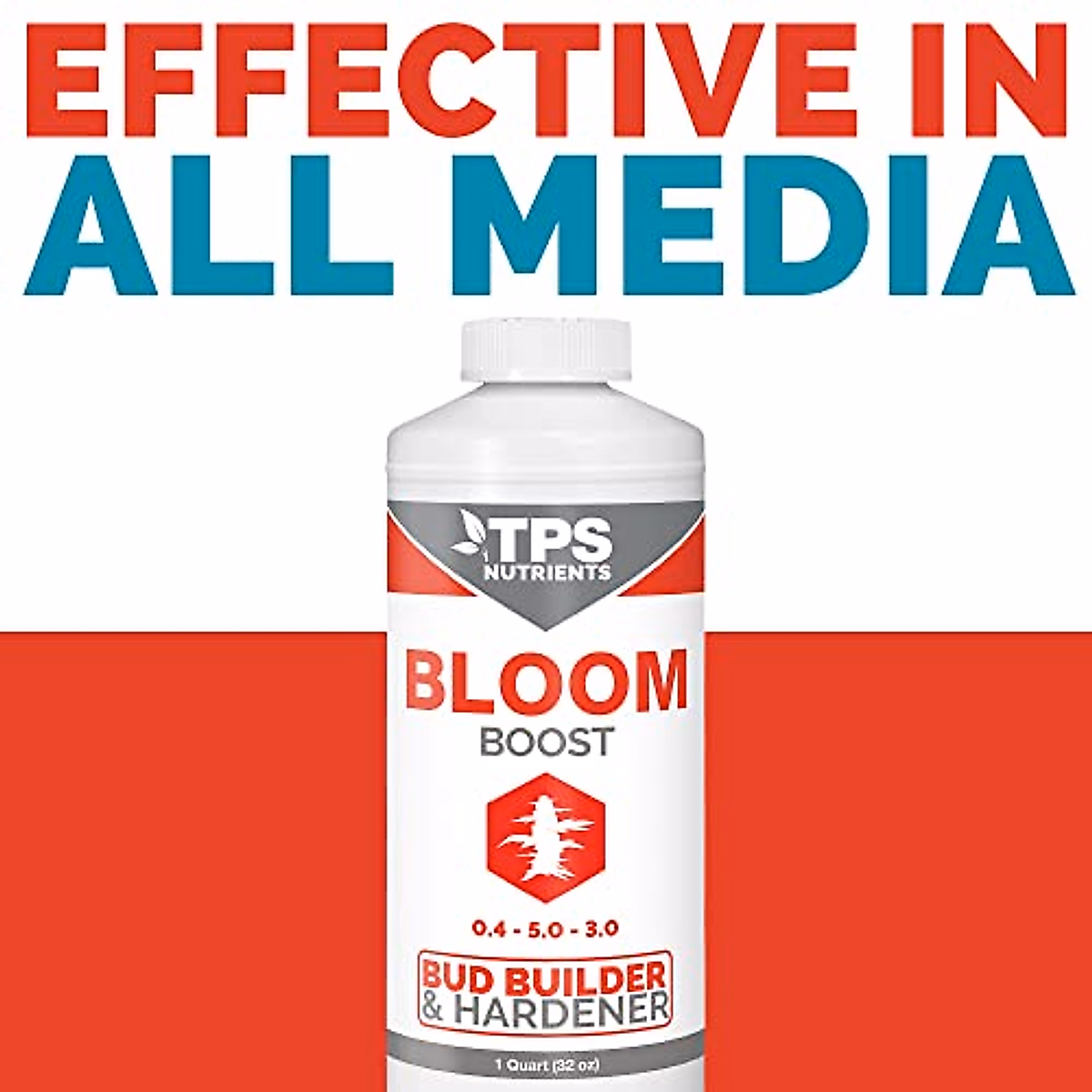Bloom Bud Builder & Flower Hardener Plant Nutrient and Supplement, Triggers Fast Flowering by TPS Nutrients, 1 Quart (32 oz)