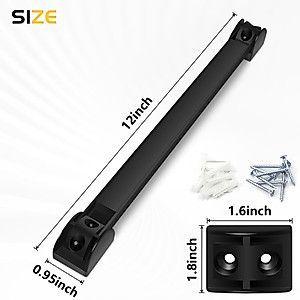 DGSL Magnetic Tool Holder Strip 4 Pack, Heavy Duty Tool Organizer Magnetic Strip, Tool Magnet Bar For Garage Tool Organization 12 In