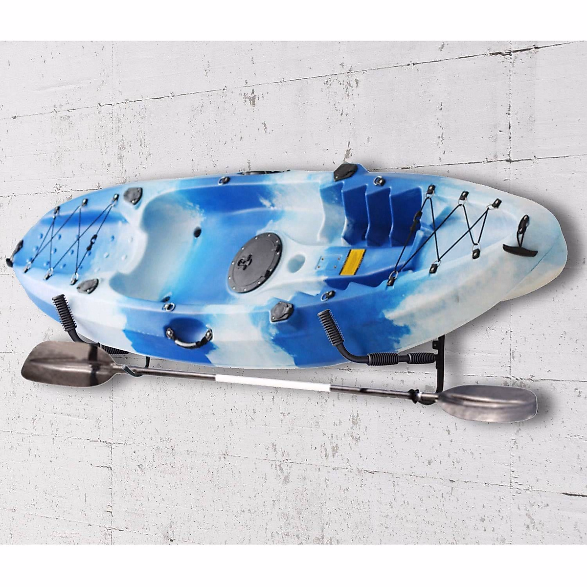 Onefeng Sports 80LBS Kayak Wall Hanger Wall Mount Kayak Storage Rack Swivel Rack Design Help You to Save The Garage Space - Extends 17” from Wall Suitable for Any Sized Kayaks,Canoes Boat