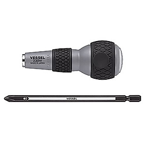 VESSEL Ball Grip (Bit-replaceable Tang-Thru Screwdriver) [No.230W-2] (Ph No.2) (Japan Import)