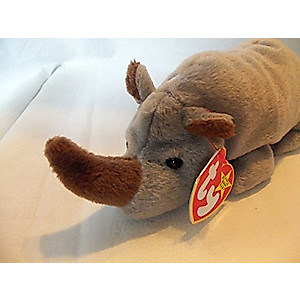 TY Beanie Babies Rhino SPIKE 5th Generation New w/ Tag ,#G14E6GE4R-GE 4-TEW6W228872