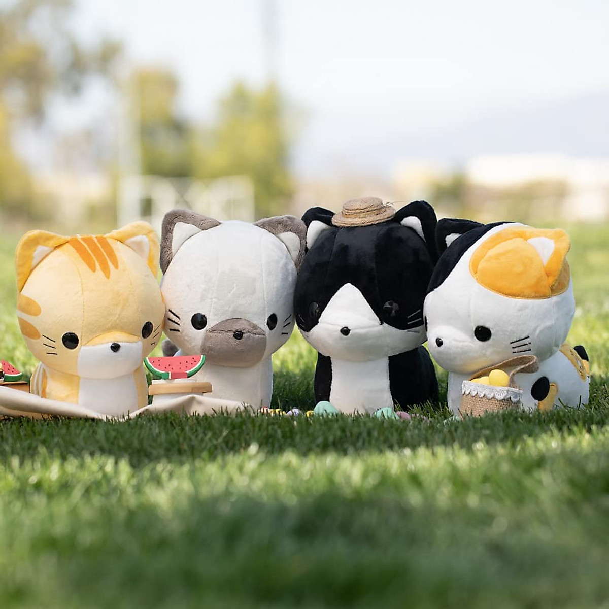 Bellzi Calico Kitty Cute Stuffed Animal Plush Toy - Adorable Soft Orange, Black, and White Cat Toy Plushies and Gifts - Perfect Present for Kids, Babies, Toddlers - Cali