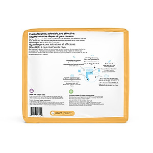 Hello Bello Premium Baby Diapers Size 4 I 23 Count of Disposeable, Extra-Absorbent, Hypoallergenic, and Eco-Friendly Baby Diapers with Snug and Comfort Fit I Sleepy Sloths