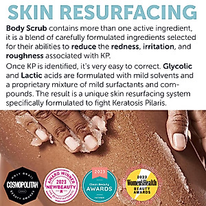 KP Bump Eraser Body Scrub, Keratosis Pilaris Treatment, Strawberry Legs Treatment for Women, Bump Eraser Body Scrub, Keratosis Pilaris, Body Scrub for Strawberry Legs