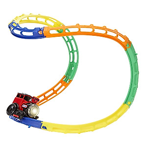 Little Tikes Tumble Train, Toy Train Set with Lights and Sound, Adjustable Train Tracks That Get Kids Moving- Gifts for Kids, Toys for Toddlers and Boys Girls Ages 3 4 5+ Year Old,Multi-Color