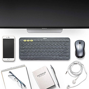 Silicone Keyboard Cover Skin for Logitech K380 & 2023 Pebble Keys 2 K380S Combo for MAC Bluetooth Multi - Device Ultra Thin Protective Keyboard Cover Skin