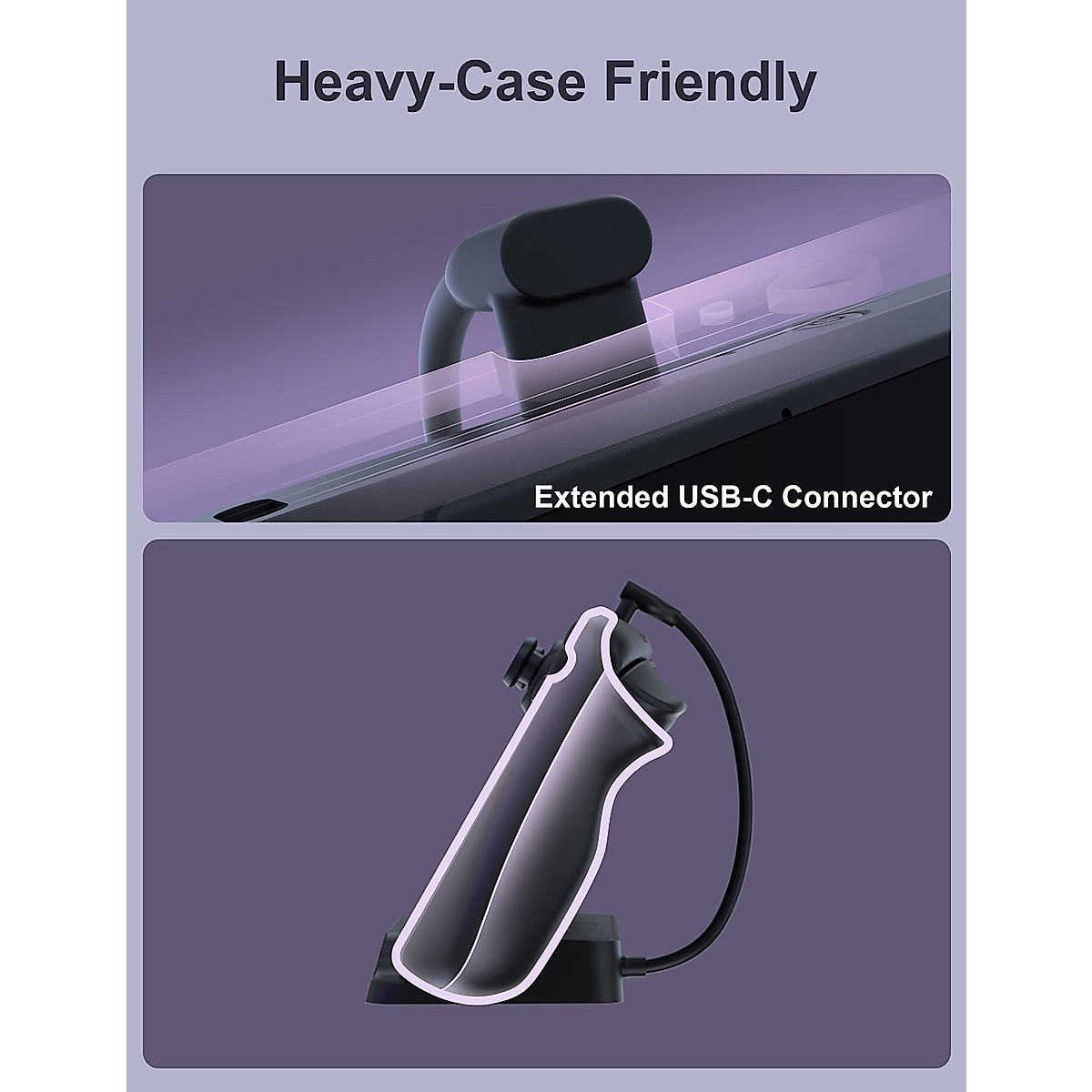 Steam Deck/Steam Deck OLED Dock with SD/TF Reader, NewQ 7-in-1 Dock with HDMI 2.0 4K@60Hz, 2 USB-A 3.0, 1000Mbps Ethernet, PD-in 100W Max, Compatible with USB C Devices