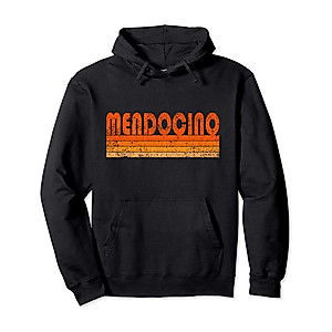 Vintage Retro Mendocino CA Hoodie