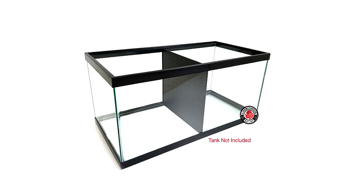 LifeWithPets 40 Gallon Tank Divider for Aqueon Tanks | Safe, Easy Install