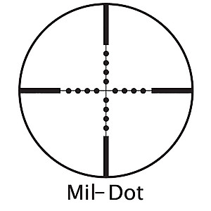 Barska 4x20 Carry Handle Rifle Scope Mil Dot Reticle with BDC Turret Peep Sight Mount Retro A2 Style