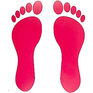 Kids Footprint Decal Stickers for Classroom Decor (32 Pairs)