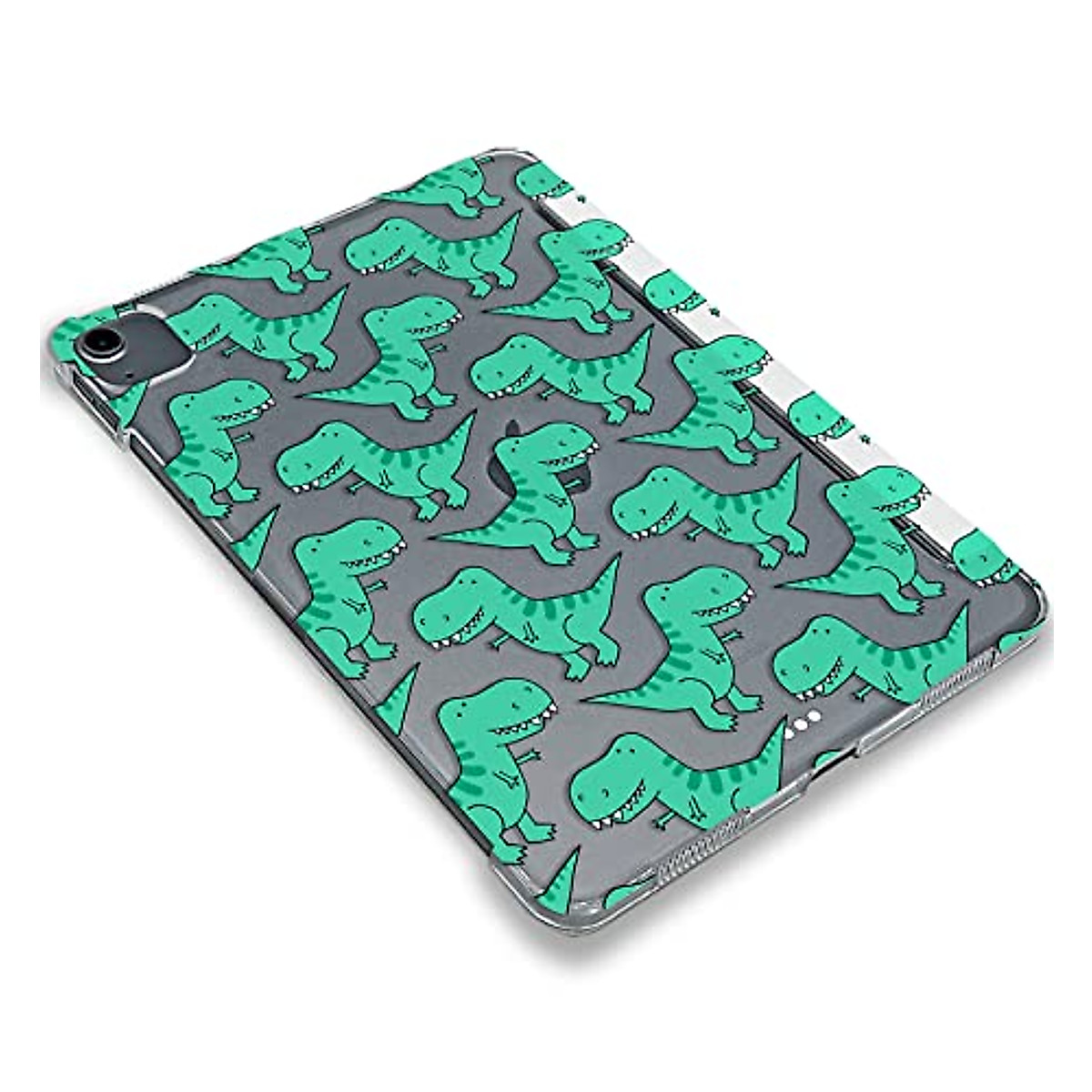 Kawaii Dino Kid T-rex Cute case Compatible with iPad Mini Air Pro 7.9 8.3 9.7 10.2 10.9 11 12.9 inch Pattern Cover New 2022 2021 Trifold Stand 3 4 5 6 7 8 9 Generation 551 (11" Pro 1/2/3 gen)