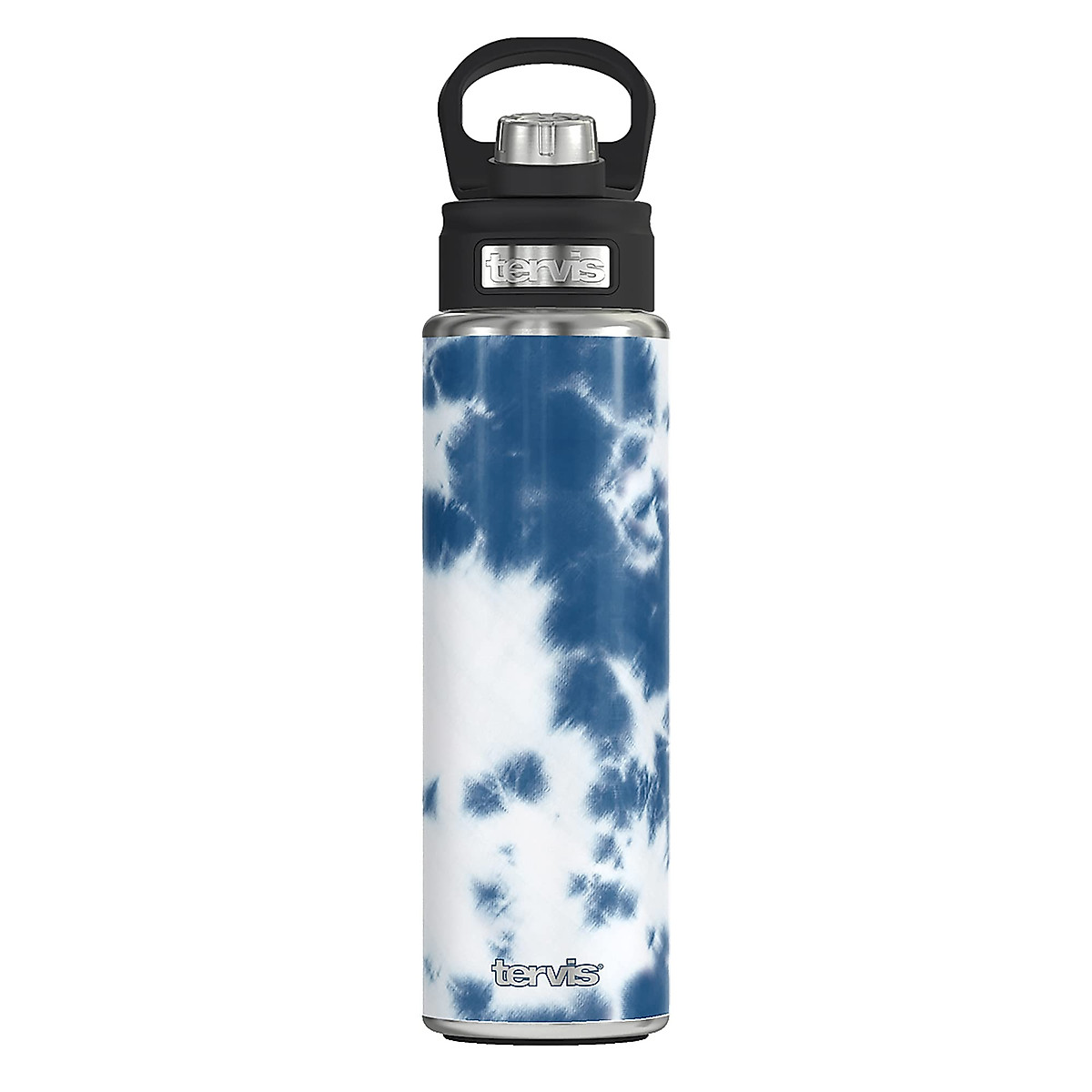 Tervis Acid Wash Tie Dye Triple Walled Insulated Tumbler Travel Cup Keeps Drinks Cold, 24oz Wide Mouth Bottle, Stainless Steel