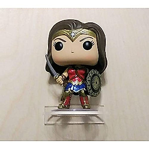 Clear Plexiglass Wall Stand, Stick On, Single Shelf No Nails or Screws, 24 pack