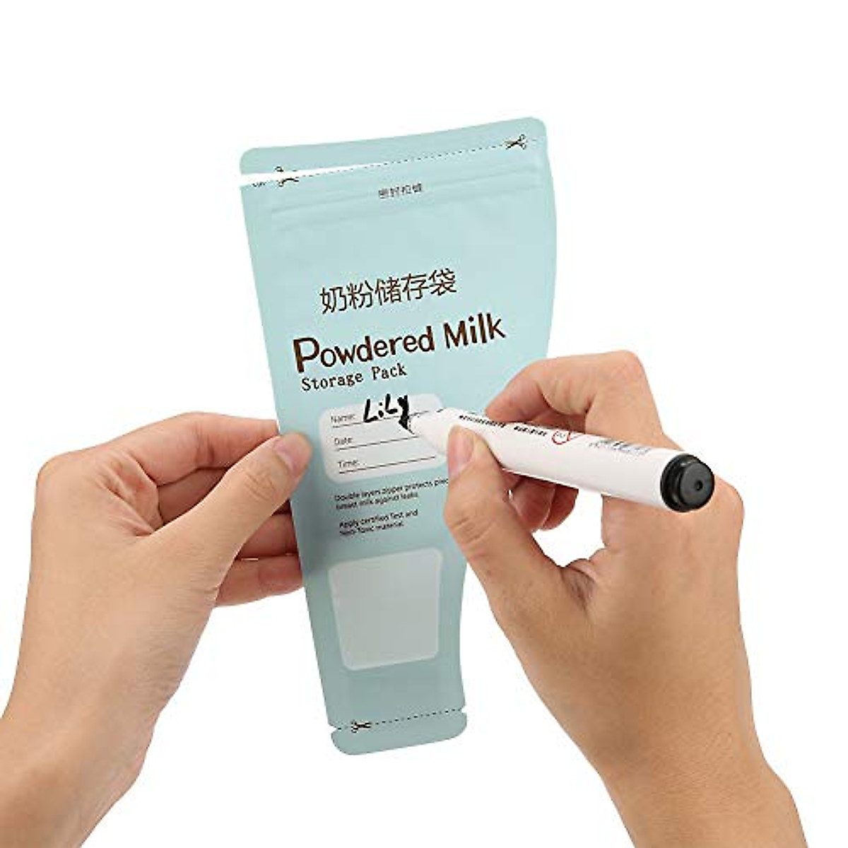 Baby Milk Powder Bag, 30 PCS Portable Baby Feeding Milk Powder Storage Bags Disposable Milk Powder Pouches