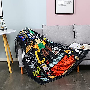 Throw Blanket Fleece Blanket Gifts Super Soft Cozy Blanket for Bed Sofa Couch 50"x 40"