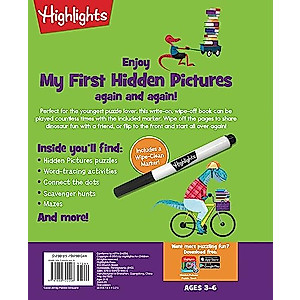 Write-On Wipe-Off My First Dinosaur Hidden Pictures (Write-On Wipe-Off My First Activity Books)