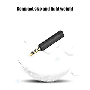 Pomya Male to Female Headphone Audio Adapter,3.5mm OMTP to CTIA Conversion Earphone Adapter for Earphone Compatible with Smartphones and Tablets,OMTP to CTIA Converter( 3PCS)
