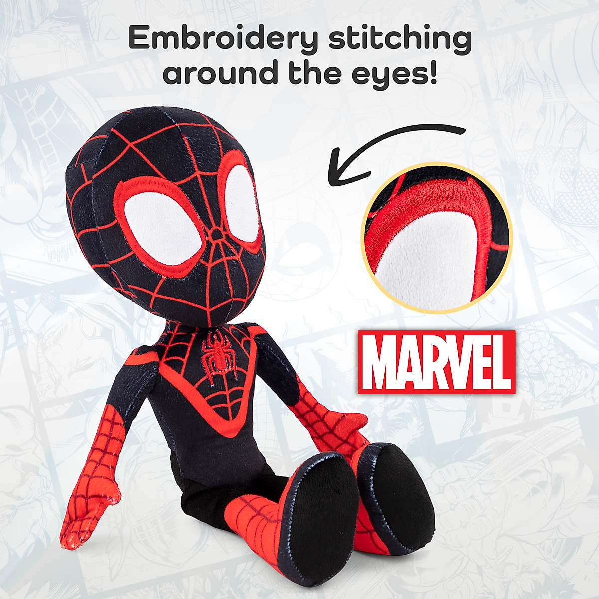 Jay Franco Monster Jam Truckin' Pals Megalodon Pillow Buddy - Super Soft Polyester Microfiber, 14 inches