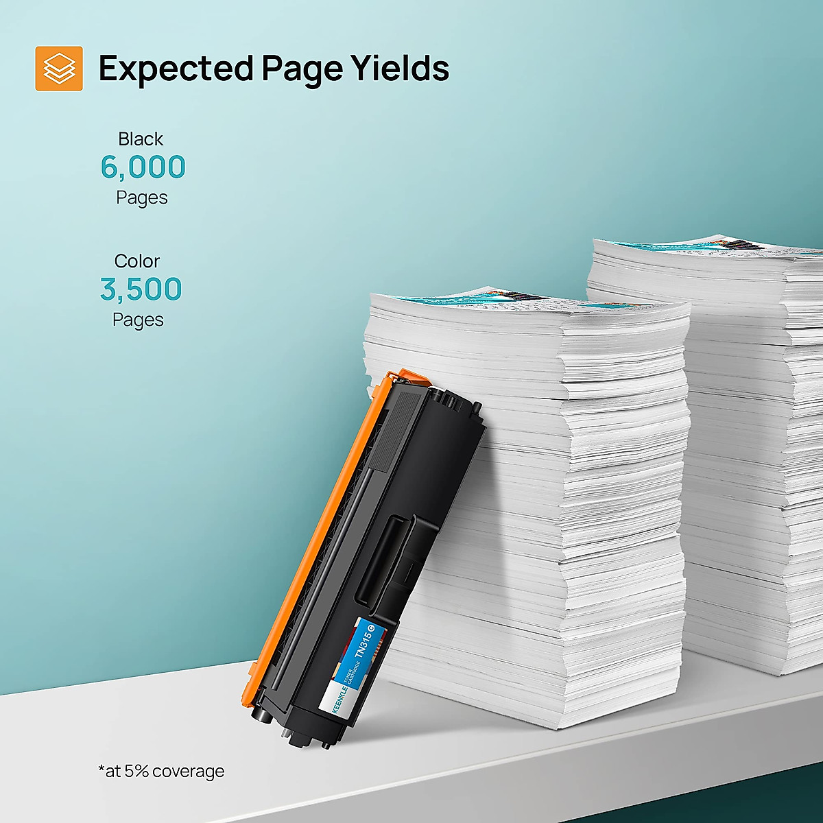 KEENKLE TN315 Toner MFC-9970cdw Toner Compatible TN315 Toner Cartridge Replacement for Brother TN315 TN 315 TN310 TN336 TN331 use for Brother HL-4140CW HL-4570CDW HL-4570CDWT MFC-9560CDW MFC-9970CDW